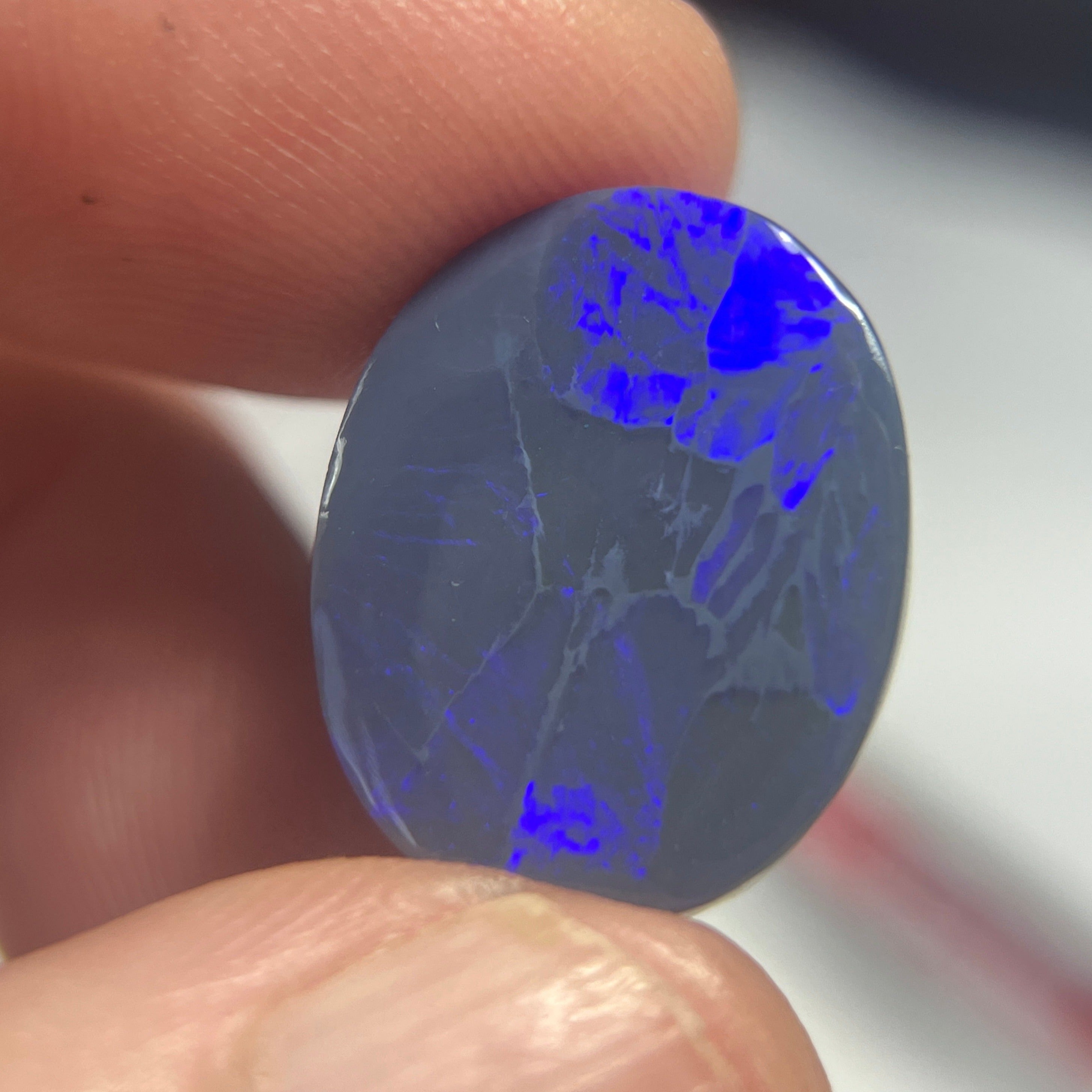 Australian Solid Blue Black Opal Lightning Ridge – Opal Nation AU