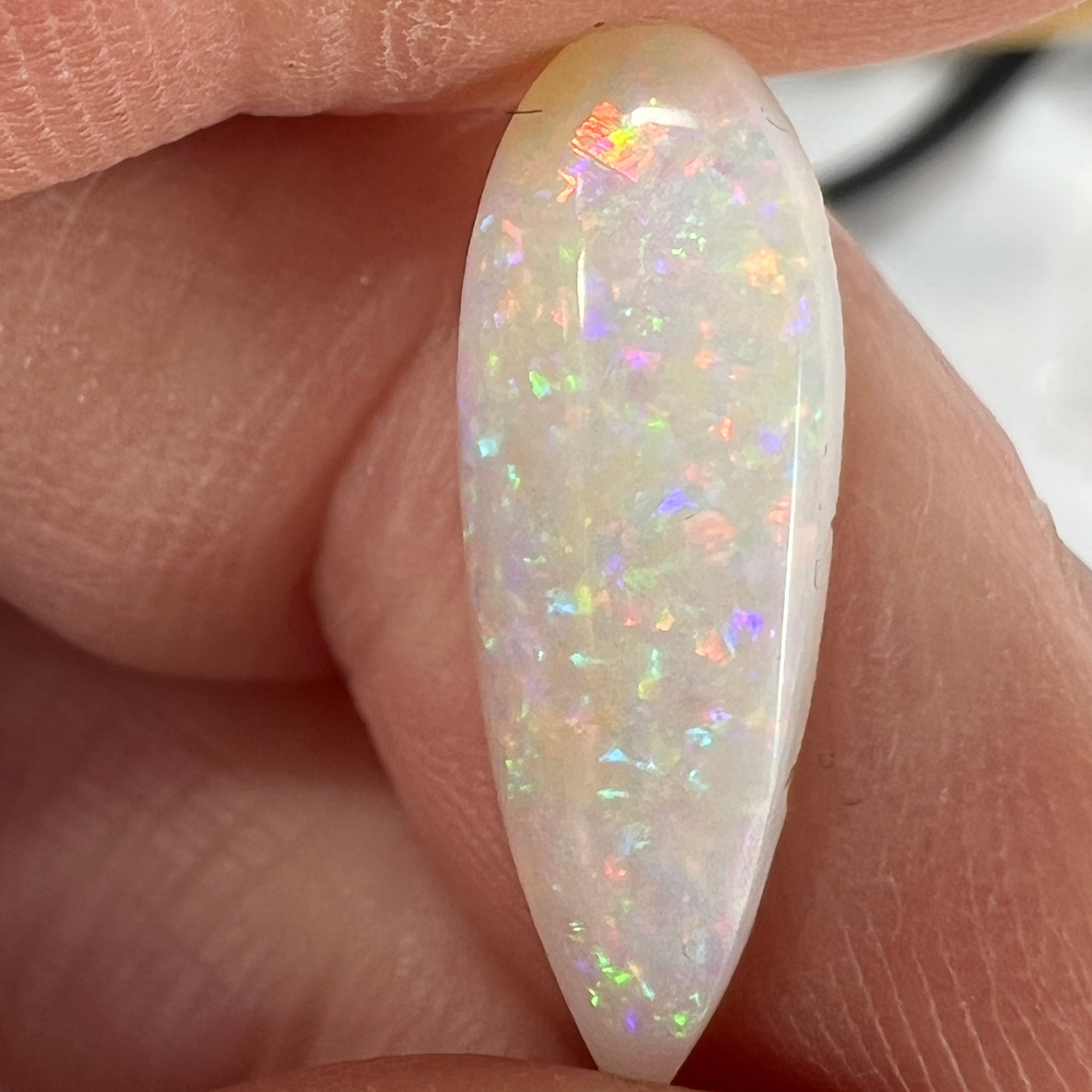 Solid White Opal Coober Pedy – Opal Nation AU