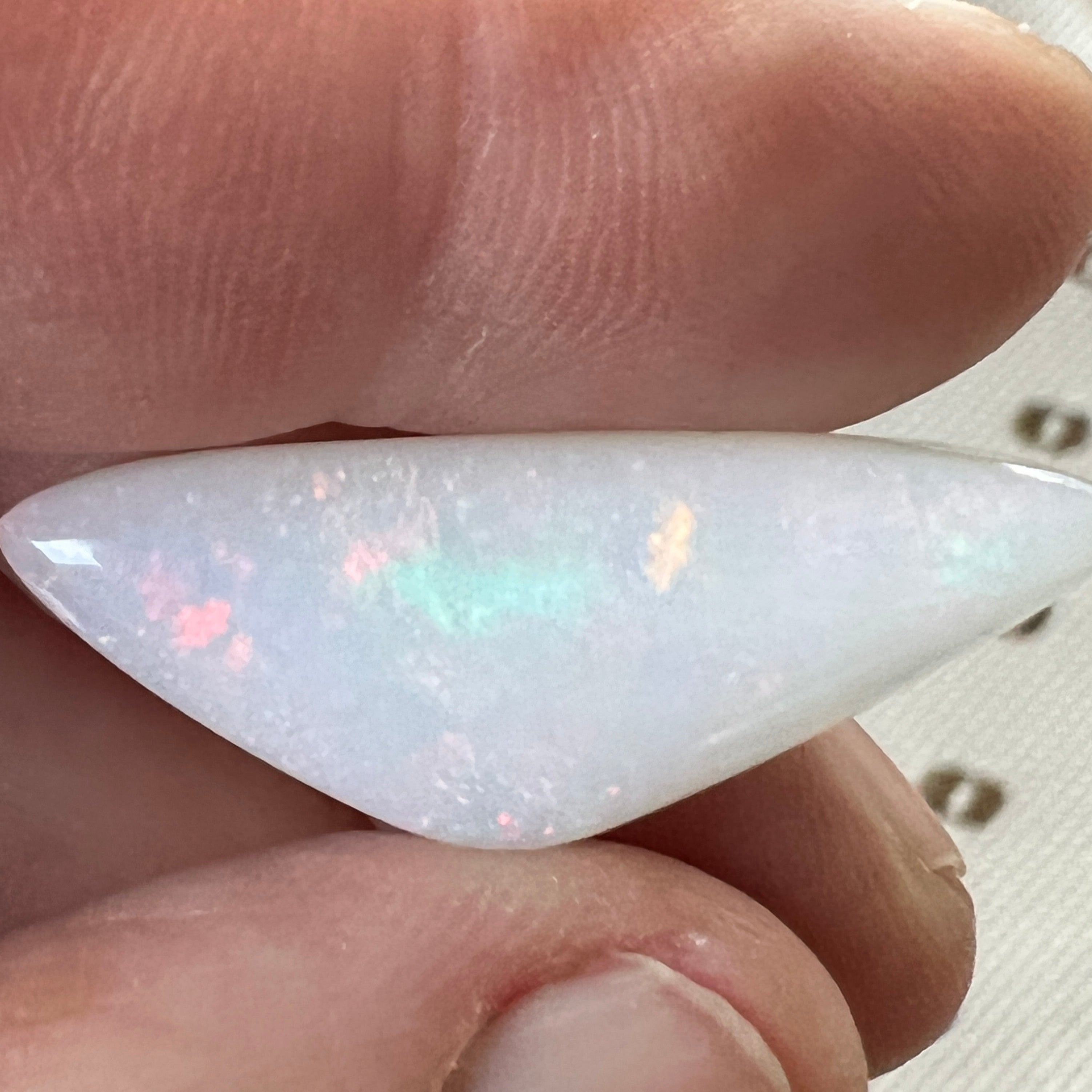 Solid White Opal Coober Pedy – Opal Nation AU