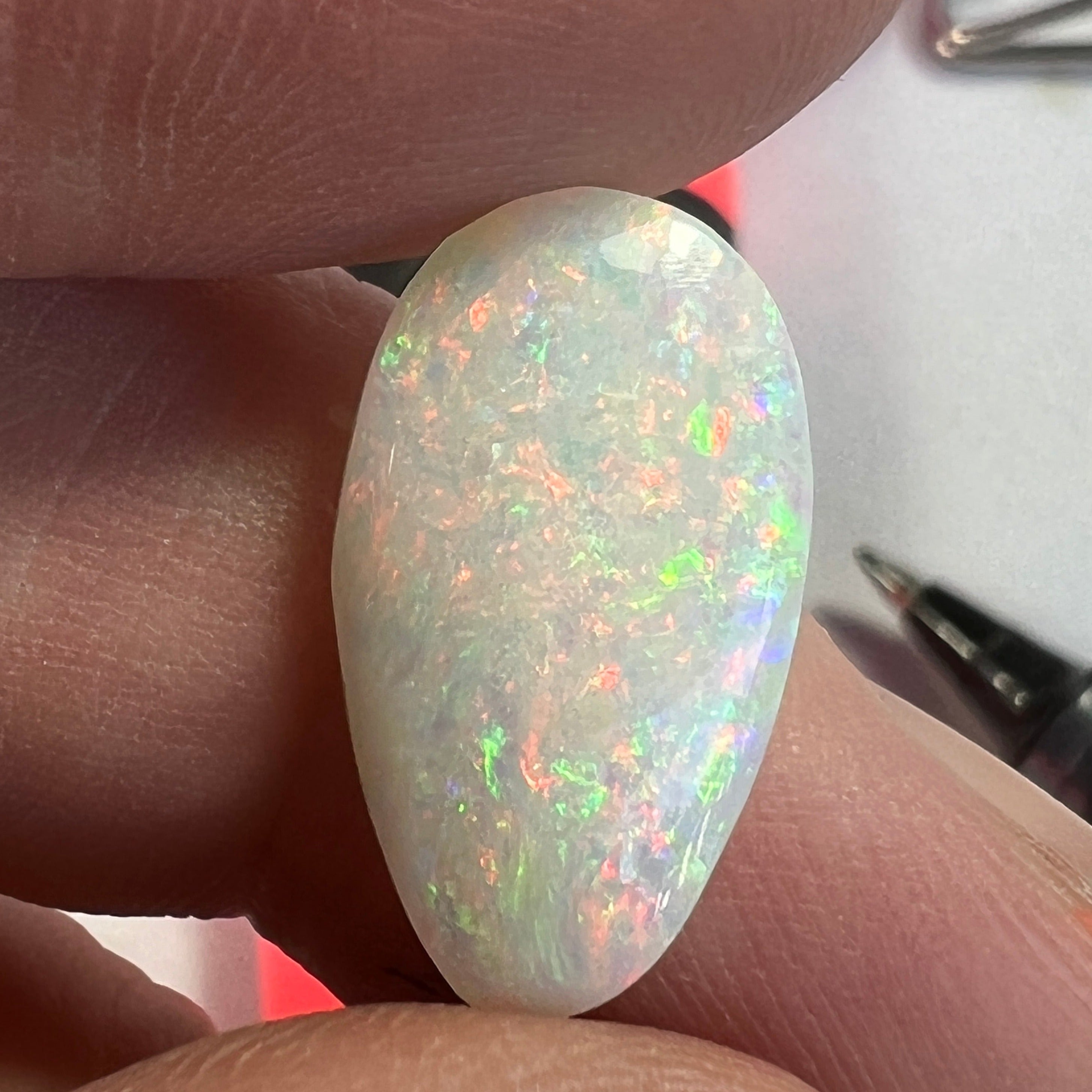 Solid White Opal Coober Pedy – Opal Nation AU